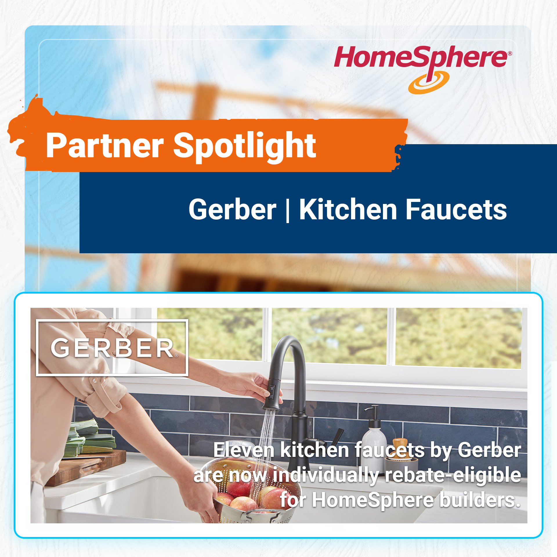 Introducing Gerber Kitchen Faucets | Individually Rebate-Eligible